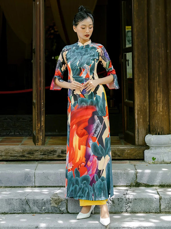 Elegant Vietnamese Ao Dai: Timeless, graceful, and stylish. – aodaistyle